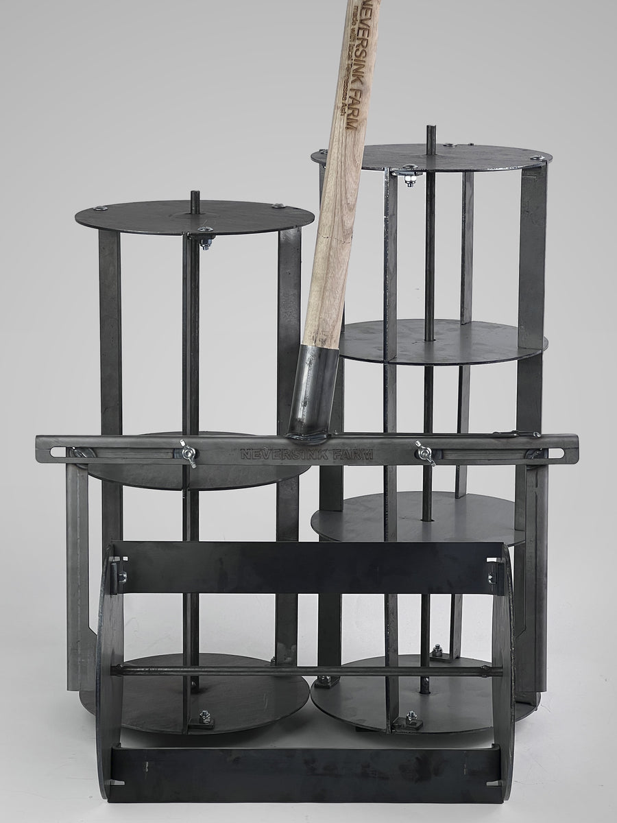 Gridder Rolling Dibbler | Bed Marker | Roller | – Neversink Tools