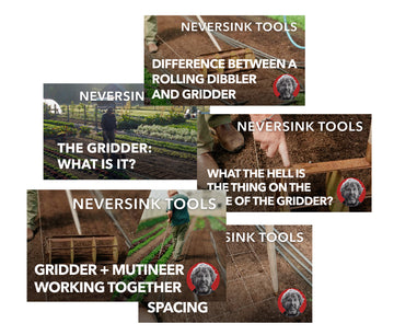 Gridder Kit | Rolling Dibbler | Bed Marker | Transplant Layout | Roller ...