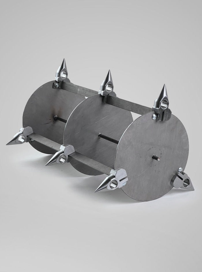 Gridder Rolling Dibbler | Bed Marker | Roller | – Neversink Tools