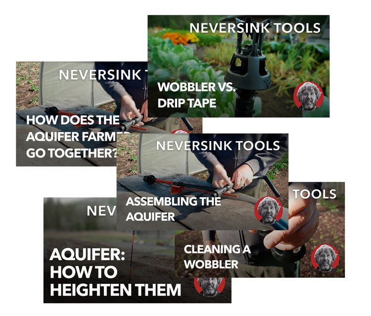 Aquifer - Farm Sprinkler Stand with Wobbler – Neversink Tools