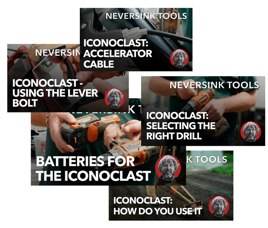 Iconoclast Pro Tilther | Lightweight Cultivator – Neversink Tools